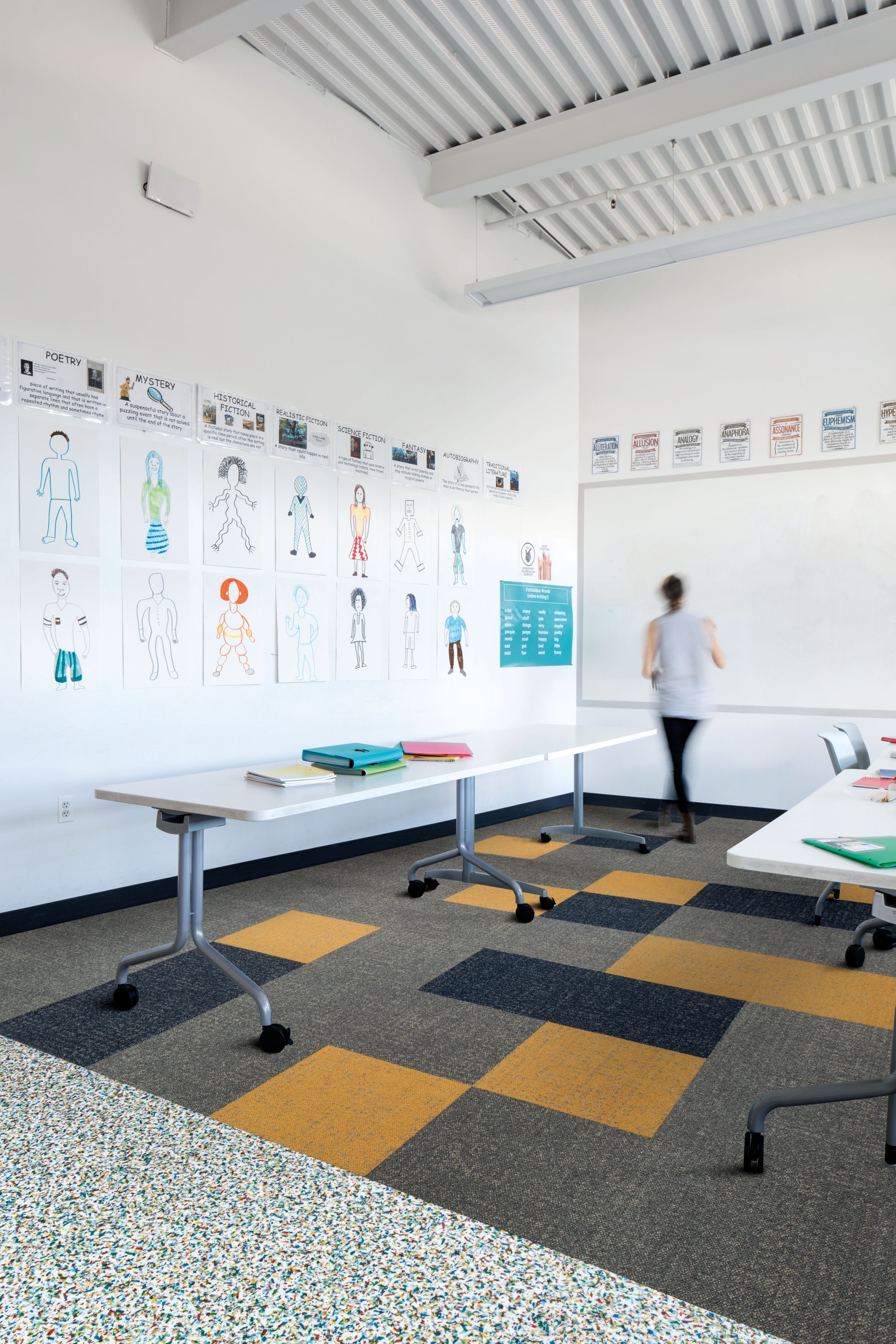 Step It Up: Look Both Ways Collection Carpet Tile by Interface