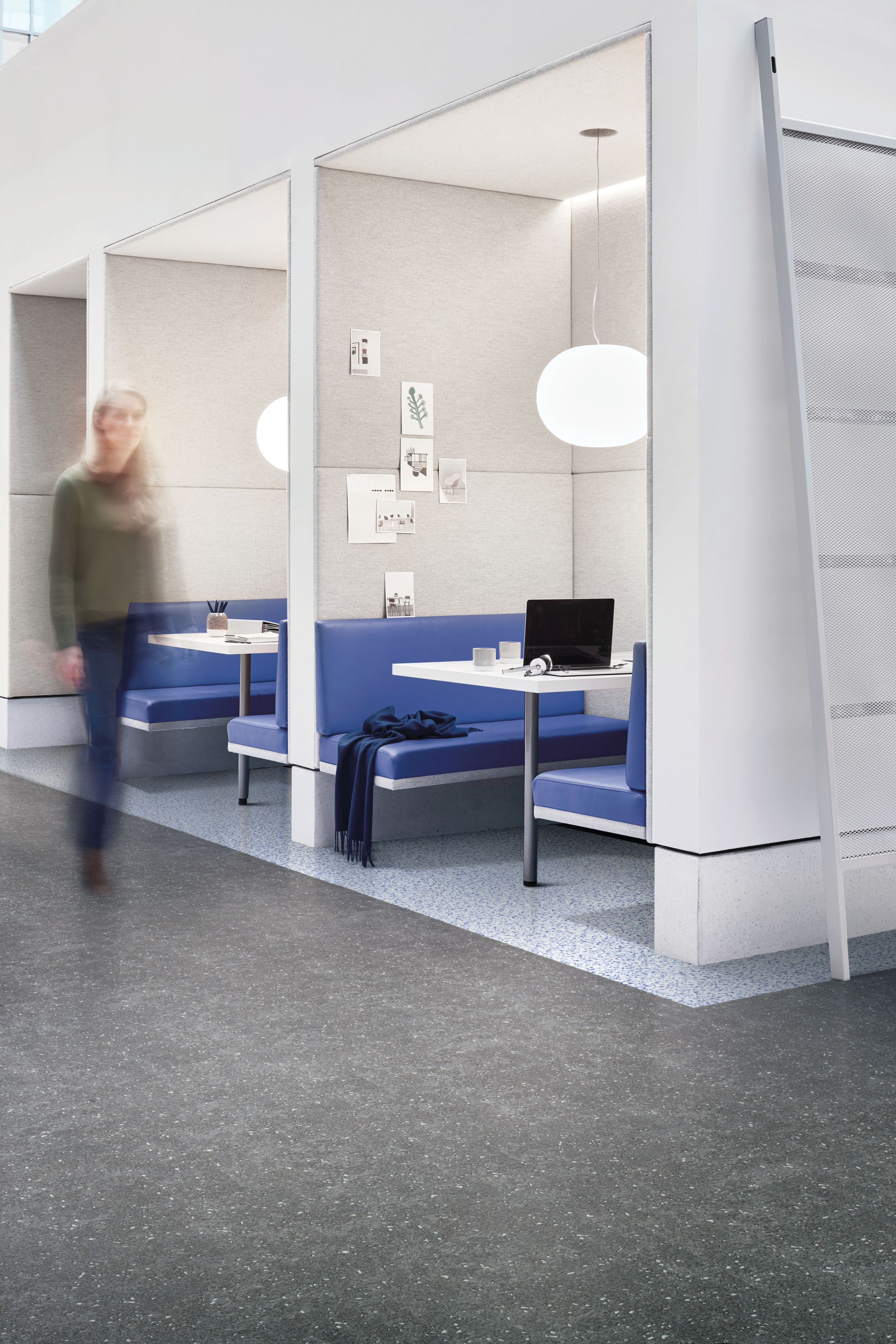 Walk the Aisle: LVT Resilient Flooring by Interface