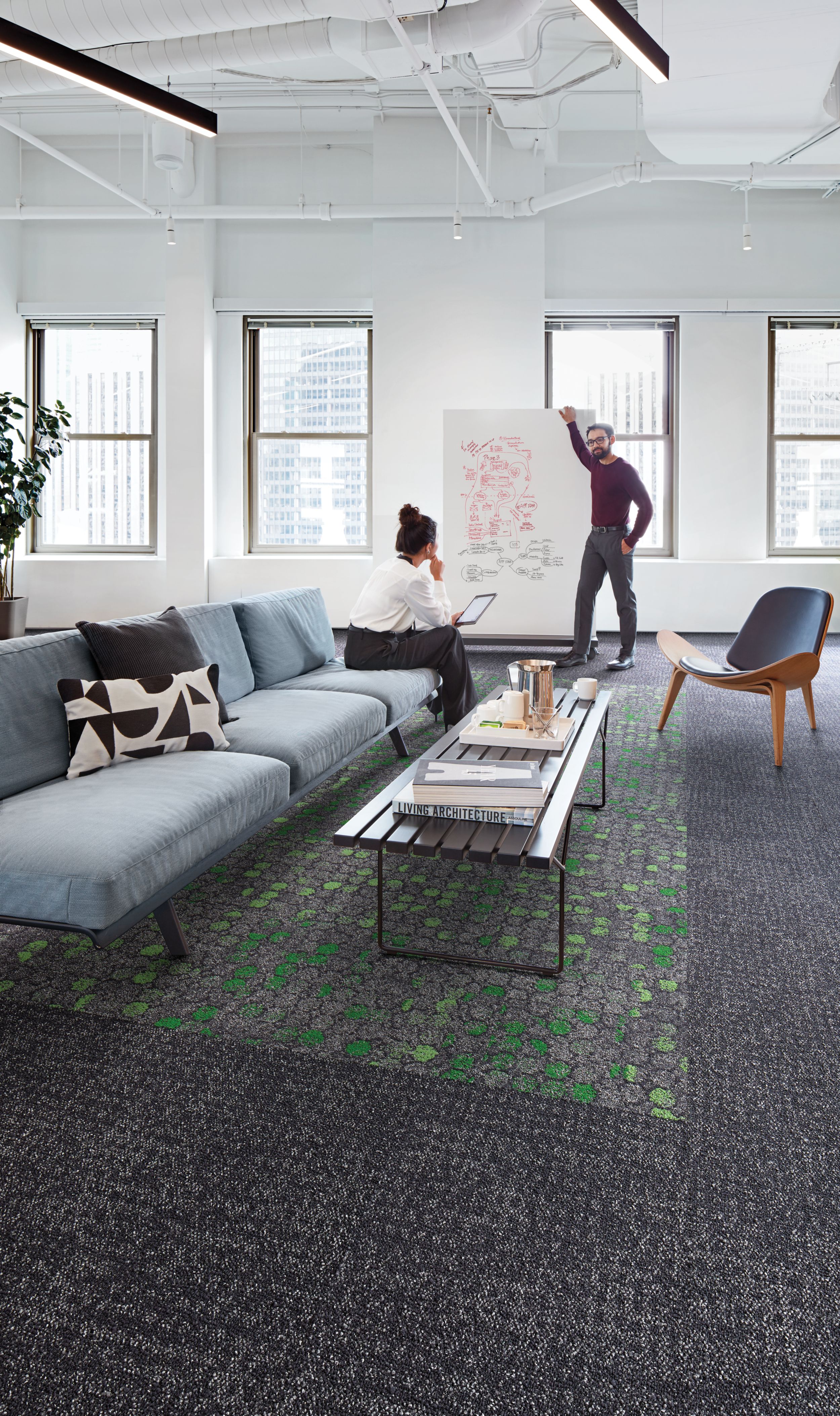 Broome Street: NY+LON Streets Collection Carpet Tile by Interface