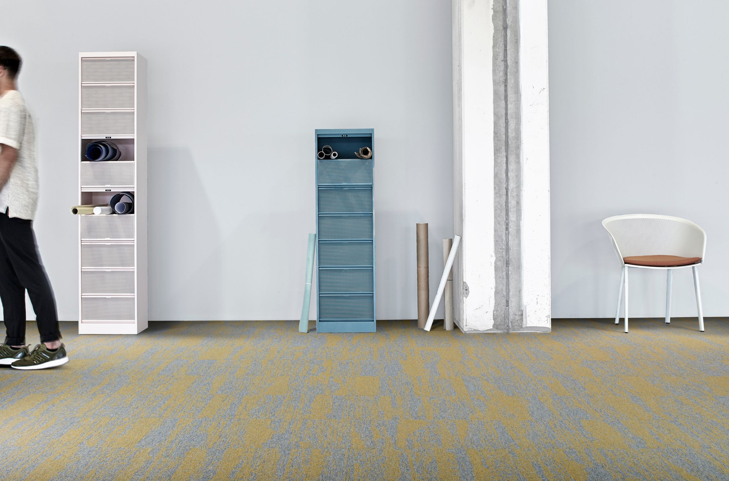 Works Flow: Works Collection Carpet Tile by Interface