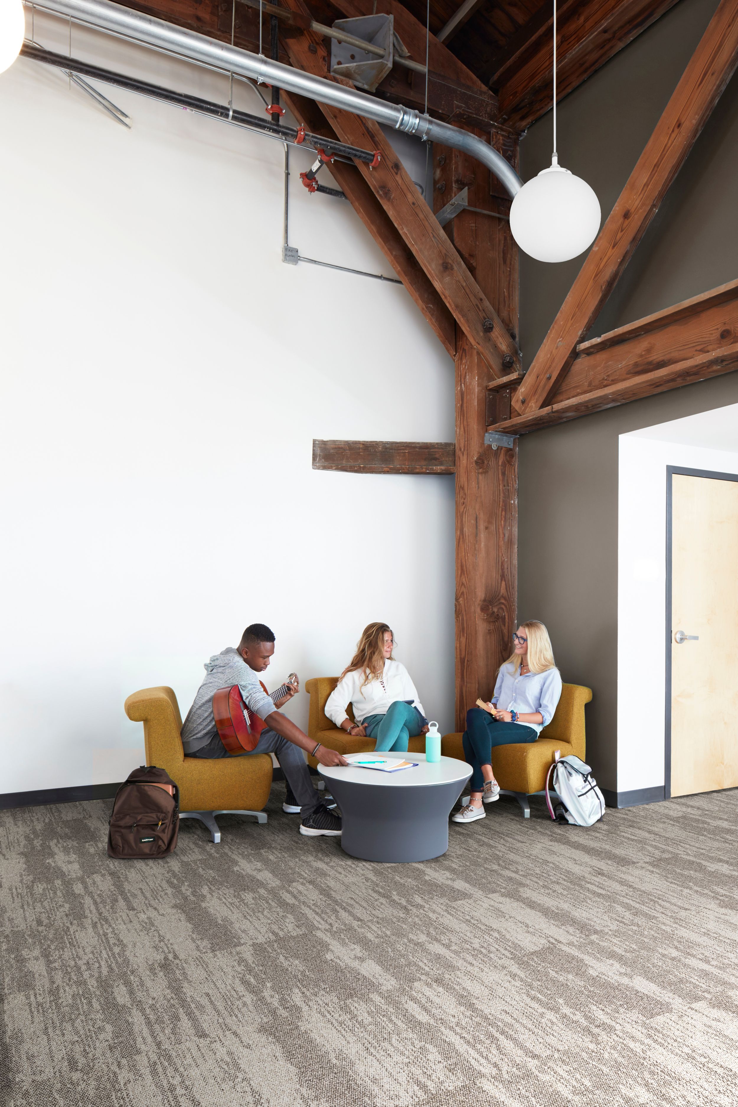 Works Flow: Works Collection Carpet Tile by Interface