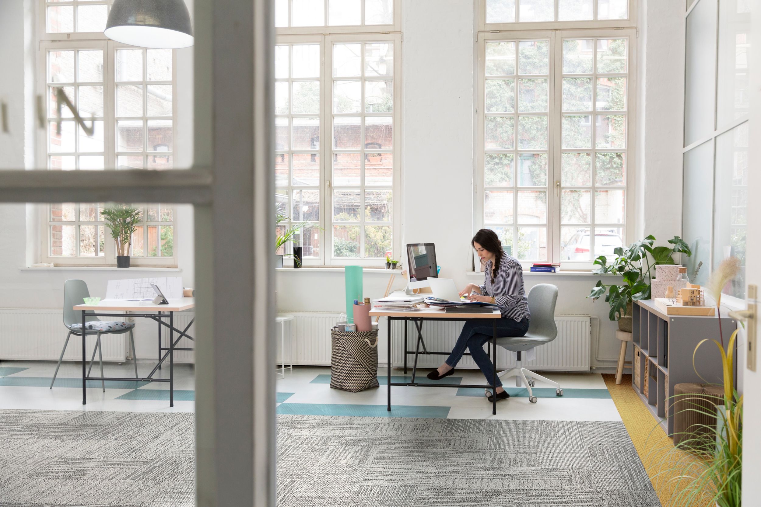 Works Unite: Works Series Collection Carpet Tile by Interface