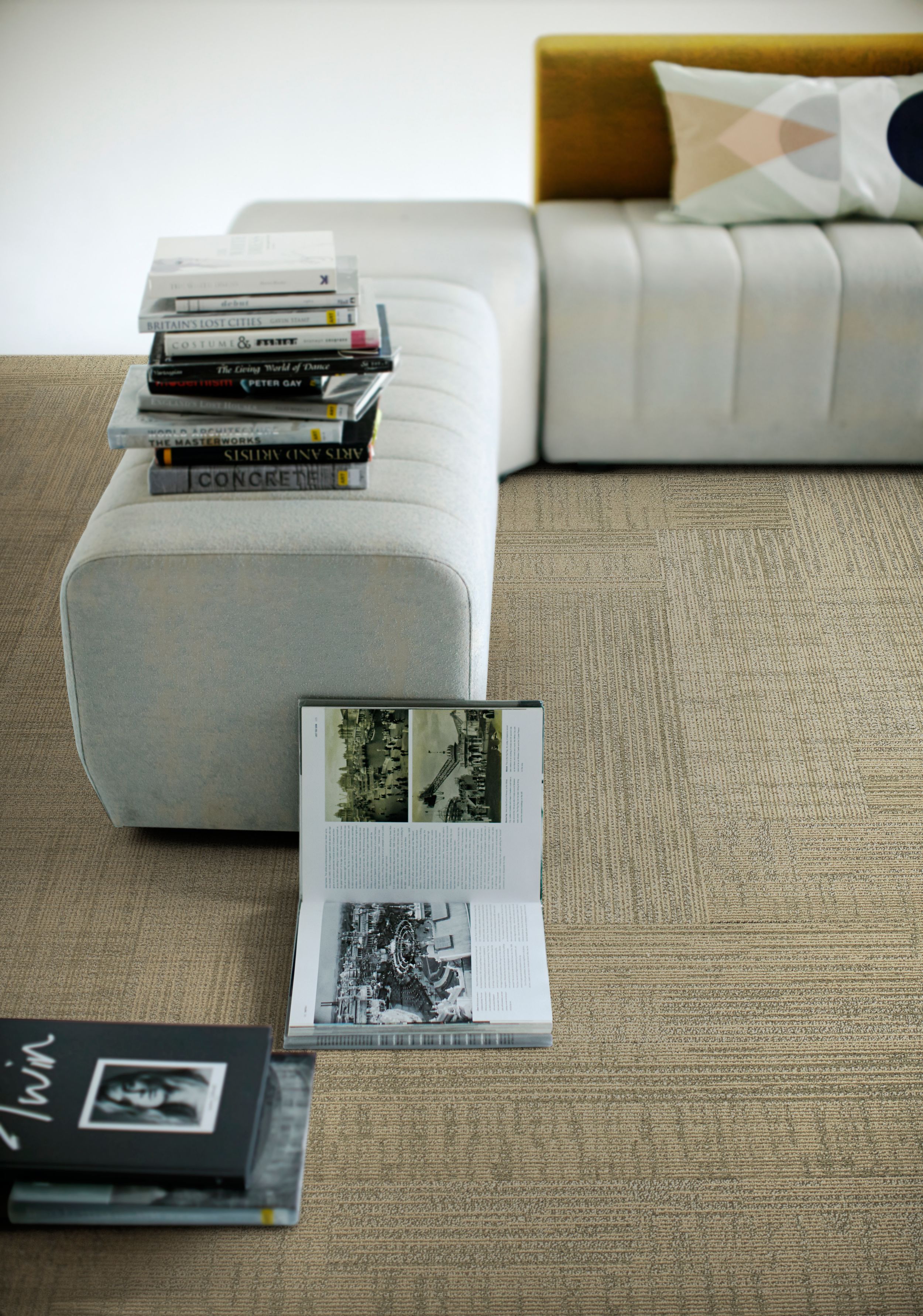 Works Unite: Work Series Collection Carpet Tile by Interface