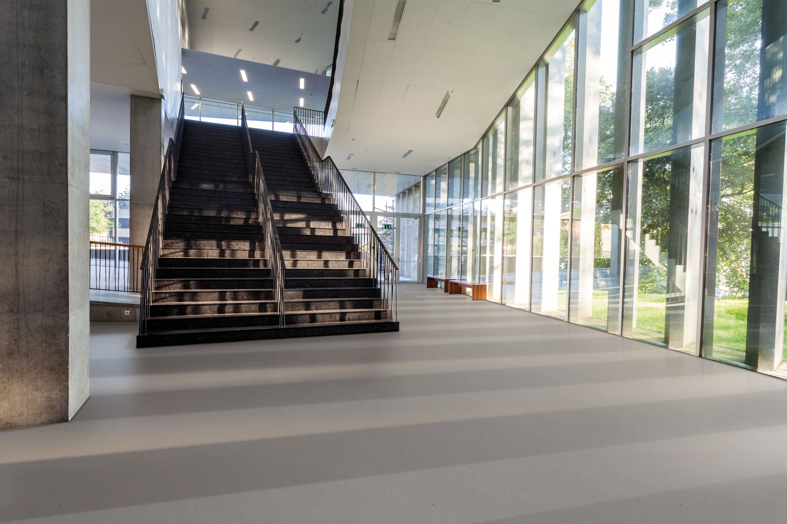 norament kivo: Rubber Resilient Flooring by Interface