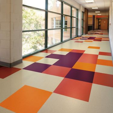 K-12 Classroom Resilient Flooring & Carpet Tile by Interface