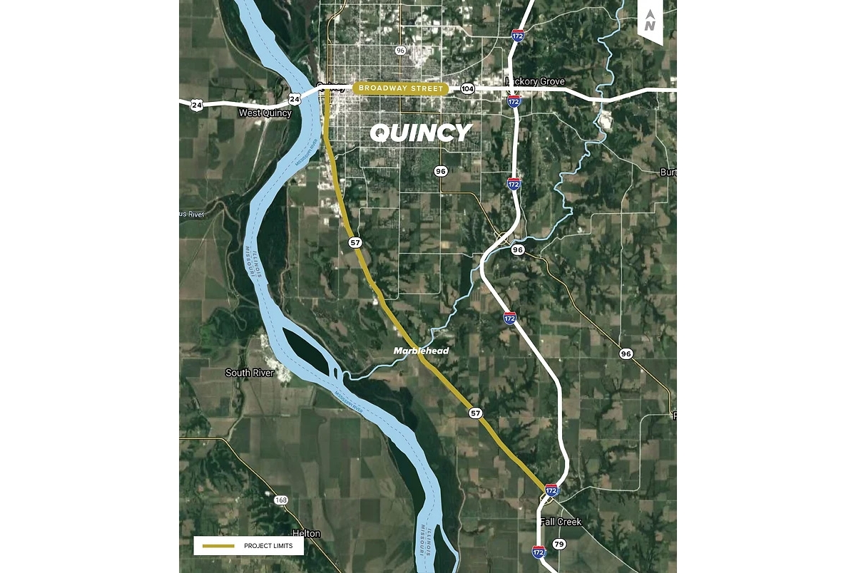 Quincy Illinois Road Map Maps | Quincy Area Convention & Visitors