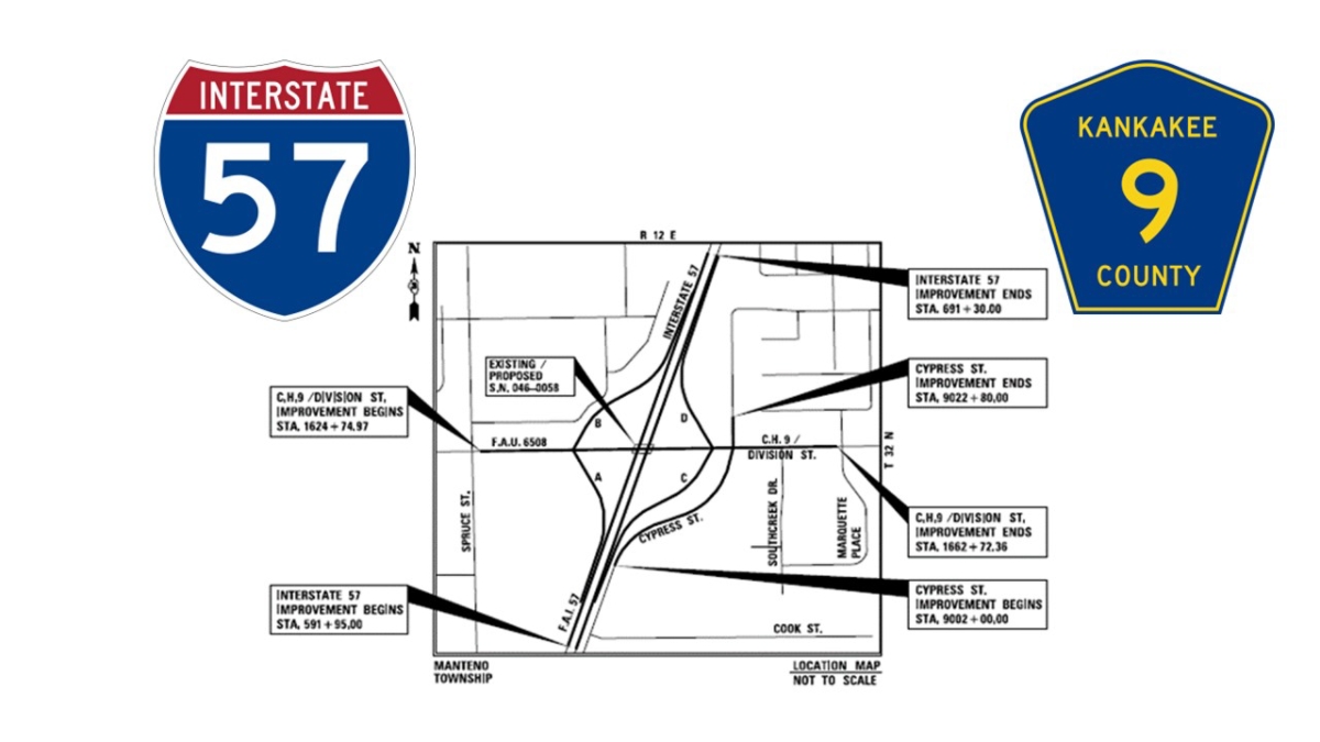 Cook And Lake County Illinois Road Construction Map