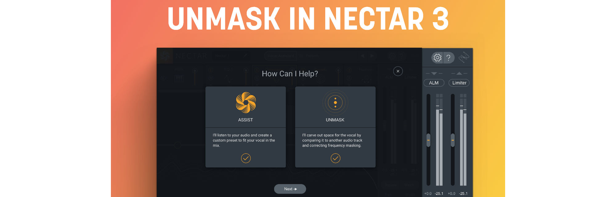 How to Unmask Vocals with Nectar 3 Plus