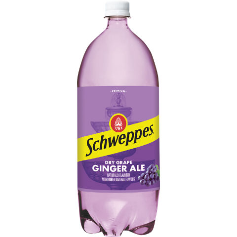Schweppes® Dry Grape Flavored Ginger Ale 2 liter - Keurig Dr Pepper ...