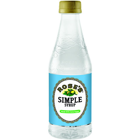 Rose's® Simple Syrup 12 fl oz - Keurig Dr Pepper Product Facts