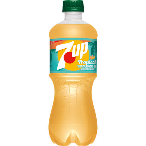 7UP® Tropical Flavored Soda 20 fl oz - Keurig Dr Pepper Product Facts