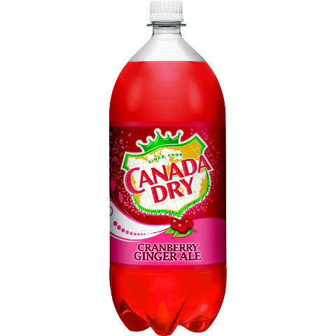 Canada Dry® Cranberry Flavored Ginger Ale 2 liter - Keurig Dr Pepper ...