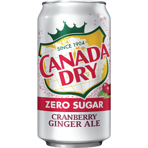 Canada Dry® Zero Sugar Cranberry Flavored Ginger Ale 12 fl oz - Keurig ...
