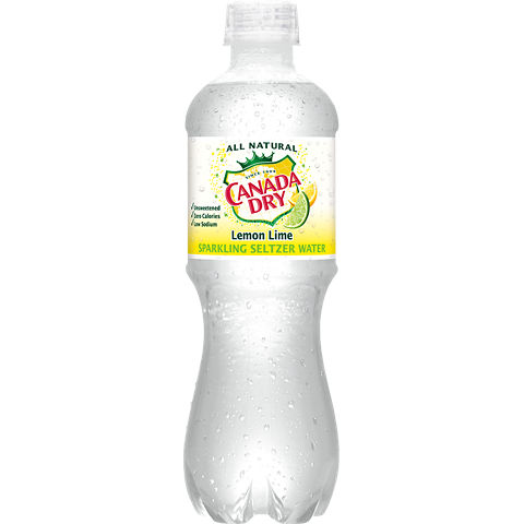 Canada Dry® Lemon Lime Flavored Sparkling Seltzer Water - Low Sodium 16 ...