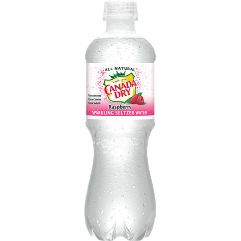 Canada Dry® Raspberry Flavored Sparkling Seltzer Water 16.9 fl oz ...