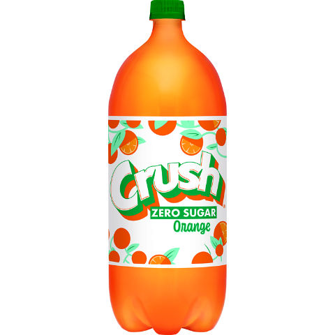 Crush® Zero Sugar Orange Flavored Soda 2 liter - Keurig Dr Pepper Product Facts