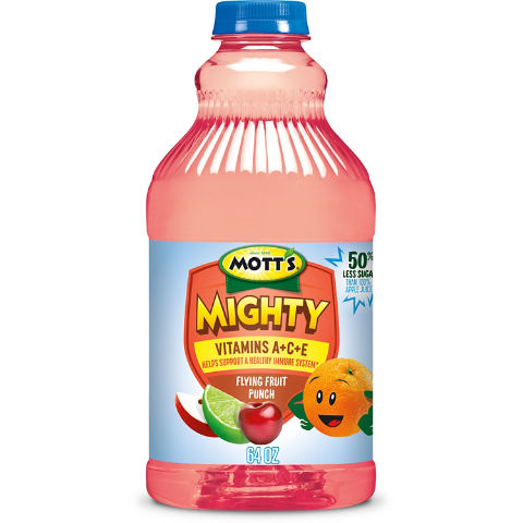 Mott's Mighty® Fruit Punch Flavored Juice Beverage 64 fl oz - Keurig Dr ...