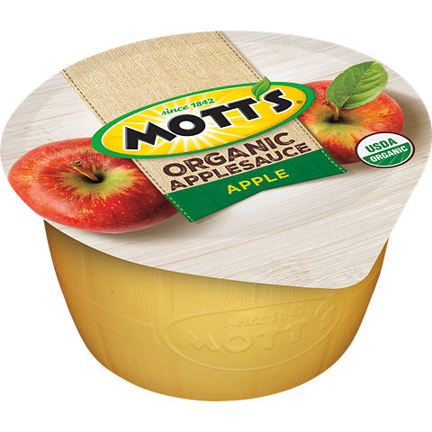 Mott's® Organic Applesauce 1 Container - Keurig Dr Pepper Product Facts