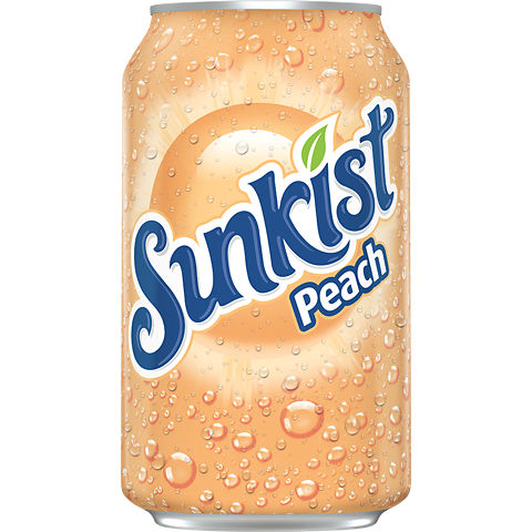 Sunkist® Peach Flavored Soda 12 fl oz - Keurig Dr Pepper Product Facts