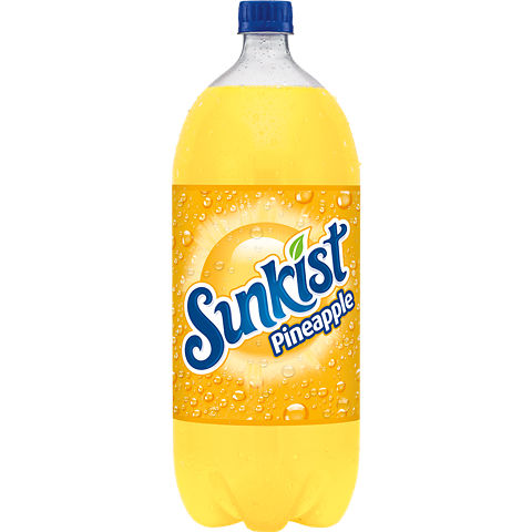 Sunkist® Pineapple Flavored Soda 2 liter - Keurig Dr Pepper Product Facts