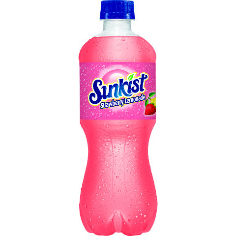 Sunkist® Strawberry Lemonade Flavored Soda 20 fl oz - Keurig Dr Pepper ...