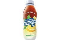 Snapple® Zero Sugar Peach Tea 16 fl oz - Keurig Dr Pepper Product Facts