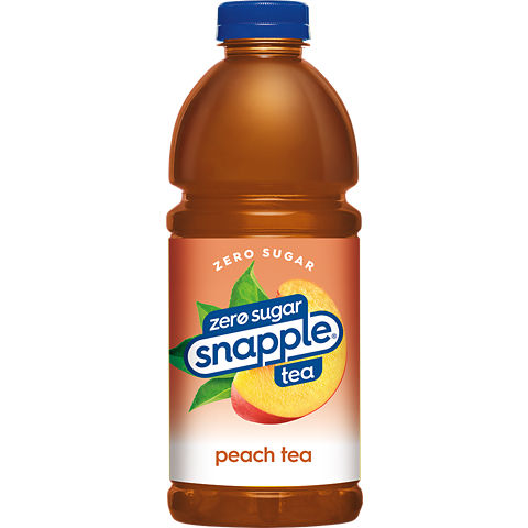 Snapple® Zero Sugar Peach Tea 32 fl oz - Keurig Dr Pepper Product Facts