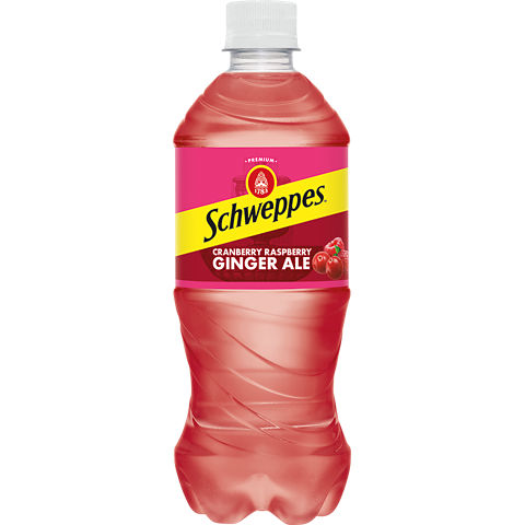 Schweppes® Cranberry Raspberry Flavored Ginger Ale 20 fl oz - Keurig Dr ...