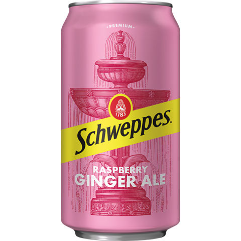 Schweppes® Raspberry Flavored Ginger Ale 12 fl oz - Keurig Dr Pepper ...