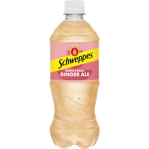 Schweppes® White Peach Flavored Ginger Ale 20 fl oz - Keurig Dr Pepper ...