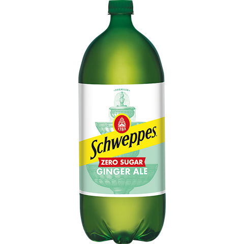 Schweppes® Zero Sugar Ginger Ale 2 liter - Keurig Dr Pepper Product Facts