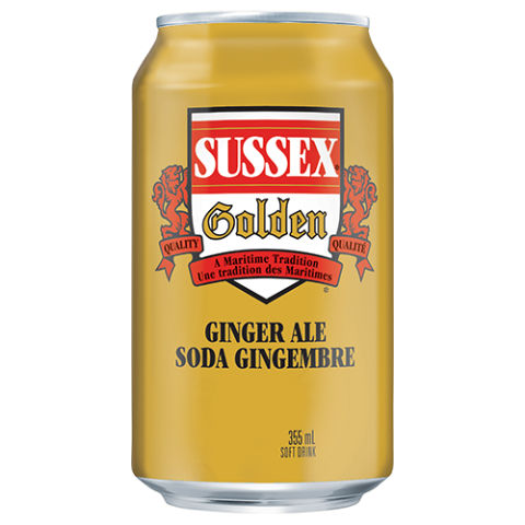 Sussex® Golden Ginger Ale 355 mL - Keurig Dr Pepper Product Facts