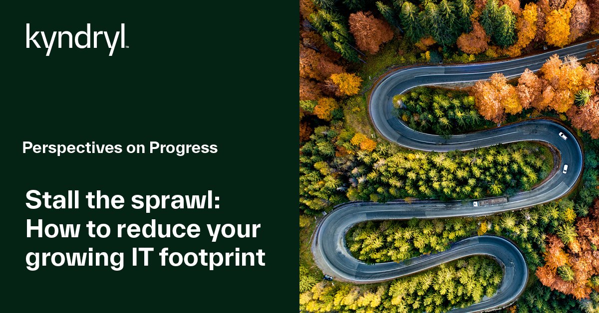 Stall the sprawl: How to reduce your growing IT footprint