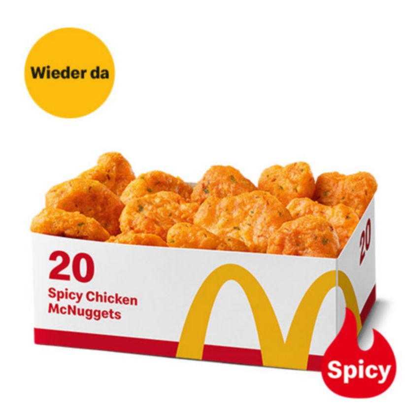 20er box chicken mcnuggets preis