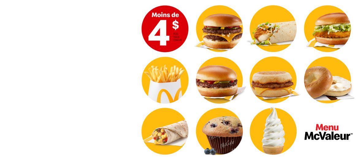Vos produits préférés : sandwichs, frites et plus encore | McDonald’s ...