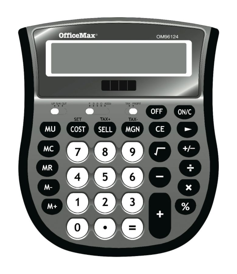 OfficeMax 12 Digit Desktop Calculator by Office Depot & OfficeMax