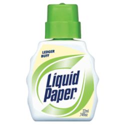 Liquid Paper Color Correction Fluid Ledger Buff by Office Depot & OfficeMax