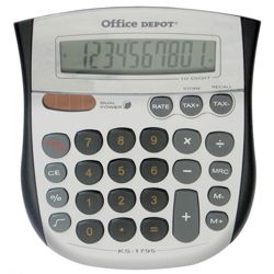 Office Depot Brand KS 1795 Heavy Duty Desktop Calculator by Office ...