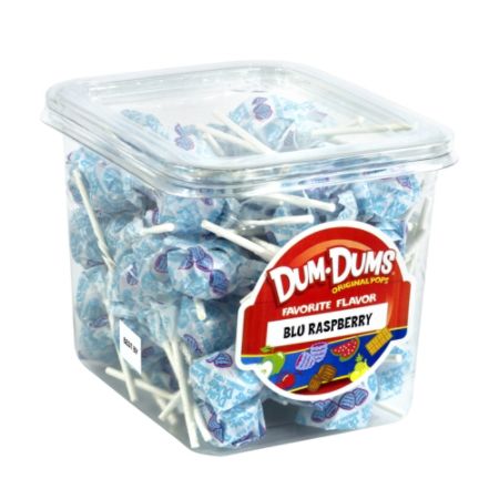 Dum Dum Lollipops Blue Raspberry 1 Lb Tub by Office Depot & OfficeMax