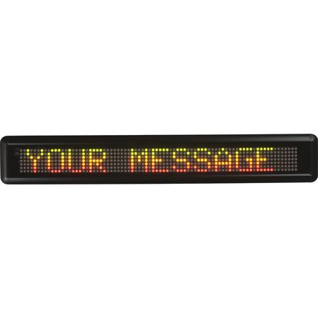 LED Electronic Moving Message Sign 7 x 60 Pixels by Office Depot ...