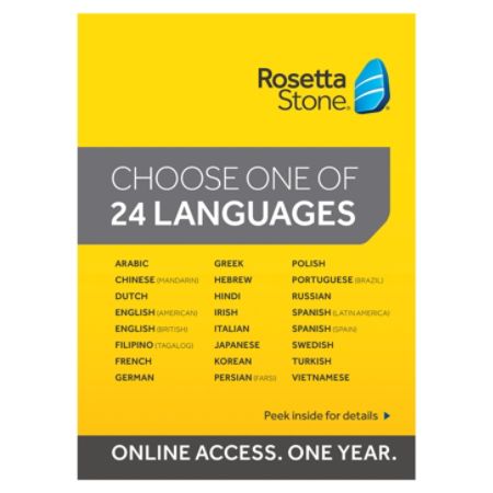 Rosetta Stone TOTALe Language Learning Software With 12 Months Online ...