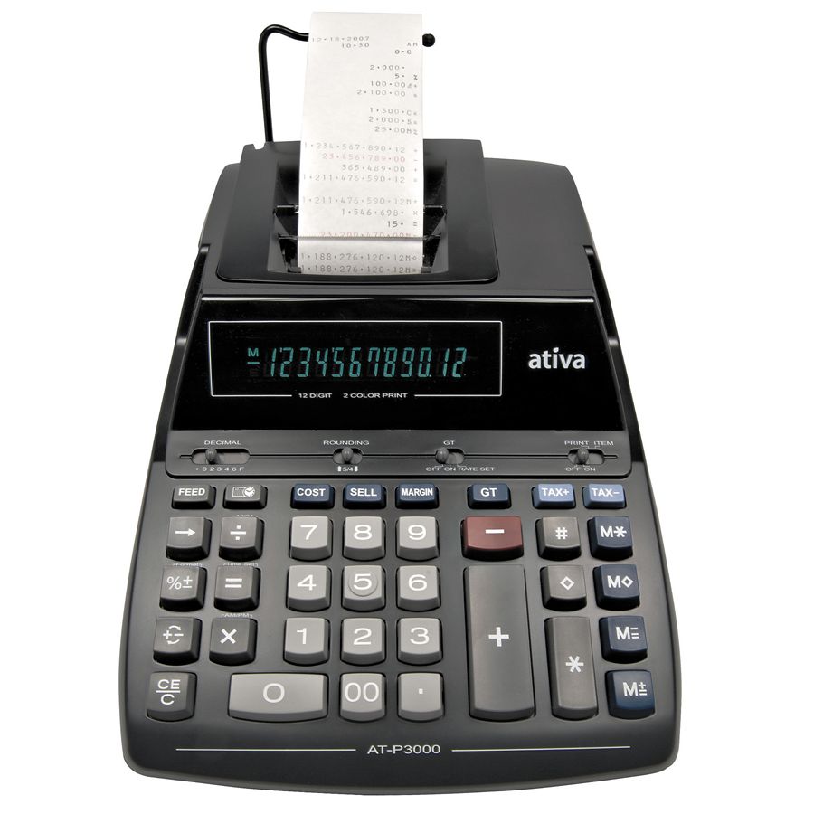 Ativa AT P3000 Printing Calculator by Office Depot & OfficeMax