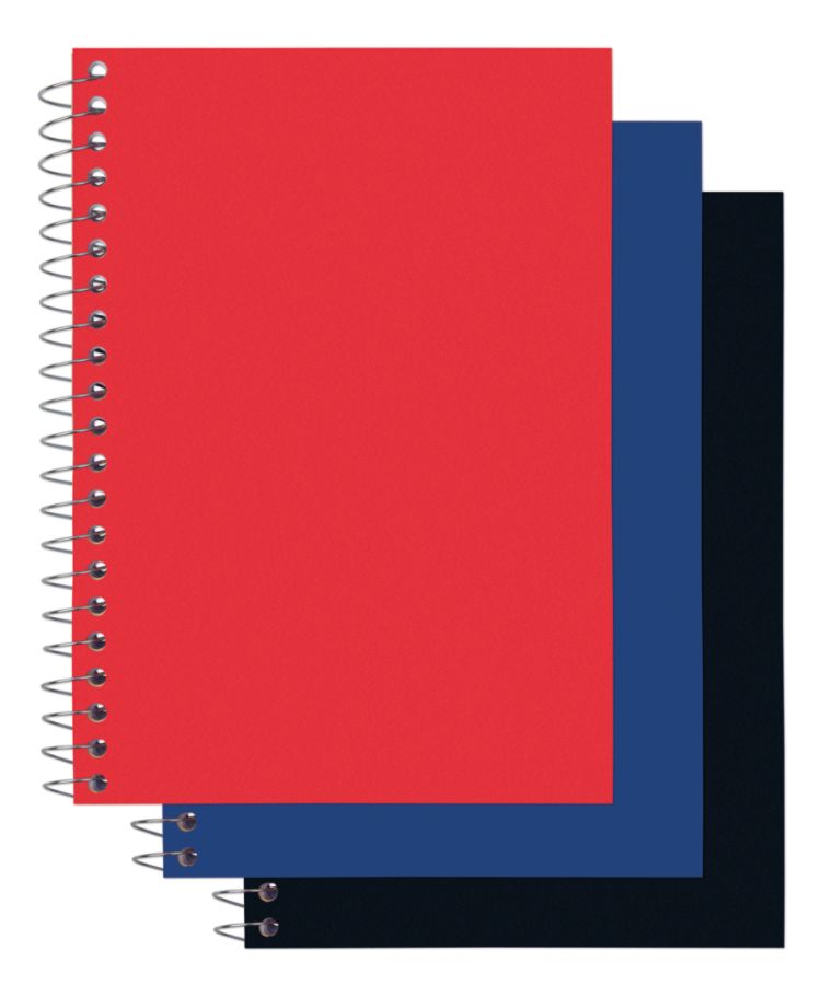 Office Depot Brand Poly Cover Wirebound Notebook 5 x 7 College Ruled ...