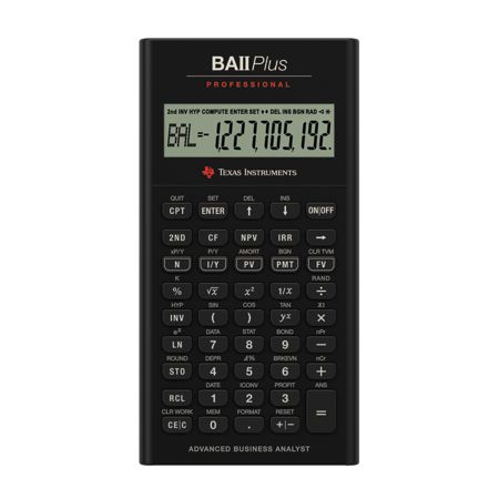 Texas Instruments BA II Plus Professional Calculator by Office Depot ...