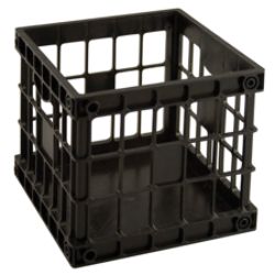 Office Depot Brand Mini Milk Crate 5 H x 5 516 W x 5 516 D Black by ...