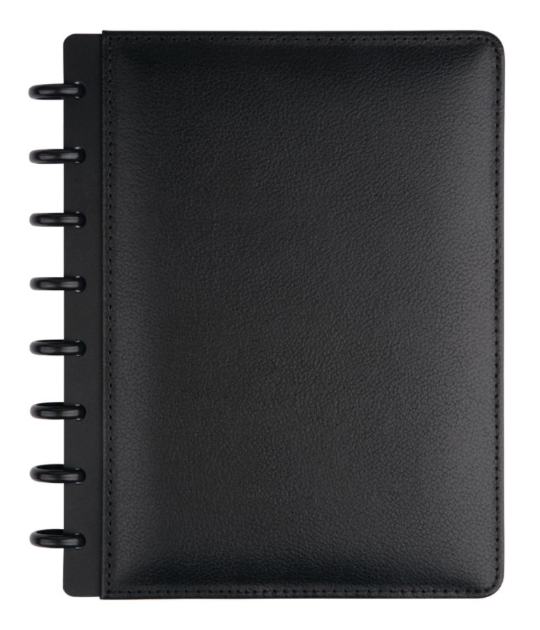 TUL Custom Note Taking System Discbound Notebook Junior Size Leather ...