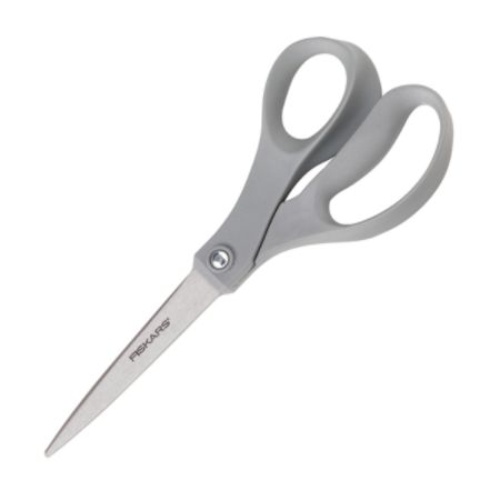 Fiskars Office Scissors 8 Straight Pointed Gray by Office Depot & OfficeMax