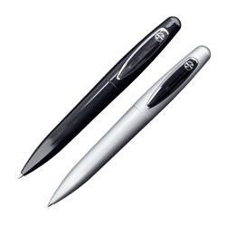 FORAY Focus Fine Writing Ballpoint Pen 0.7 mm Medium Point Silver ...