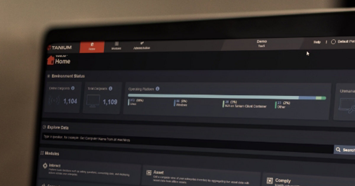 Tanium Announces $150 Million Funding Investment