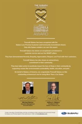 Subaru Love Promise Near Atlanta | Troncalli Subaru in Cumming GA